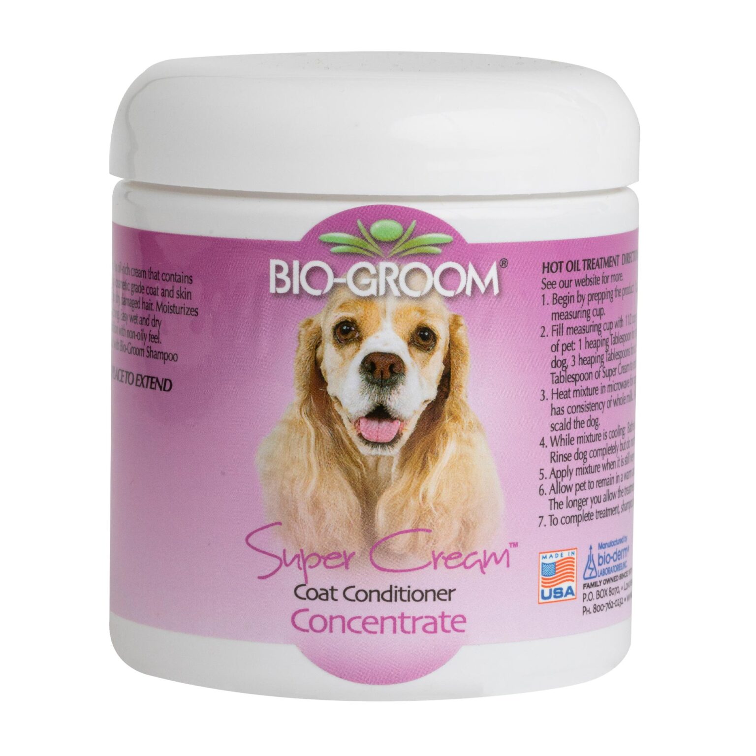 BIO-GROOM SUPER-CREAM™ COAT CONDITIONING DOG CONDITIONER - Easy Groom
